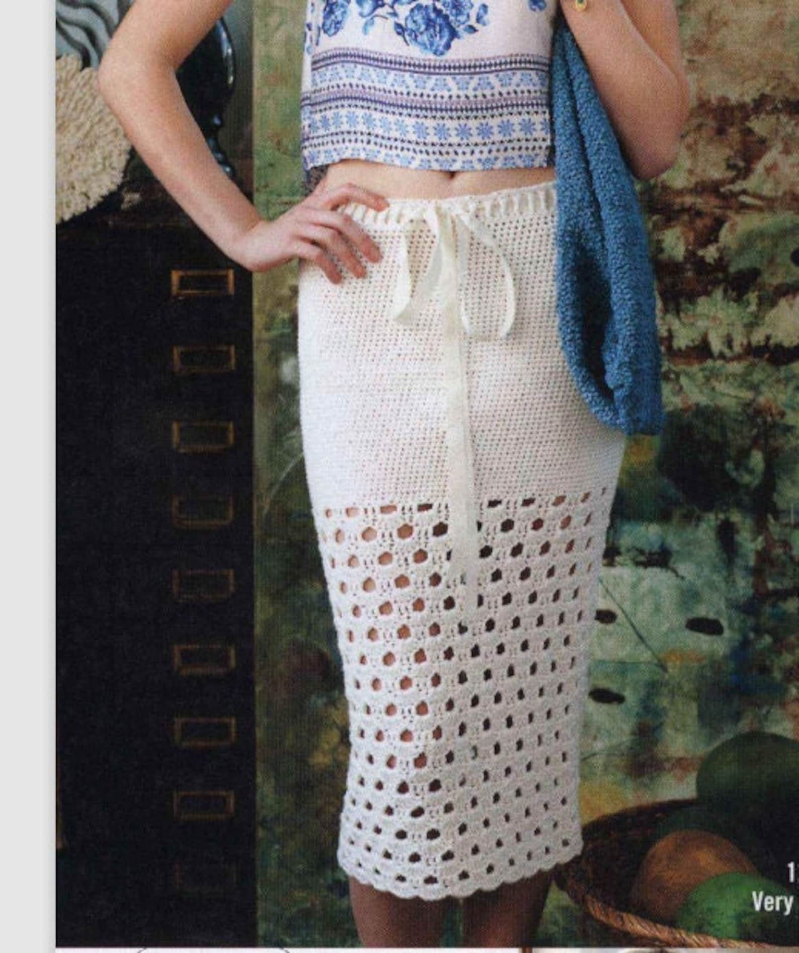 Long Skirt CROCHET Pattern/dk Yarn Instant Download - Etsy