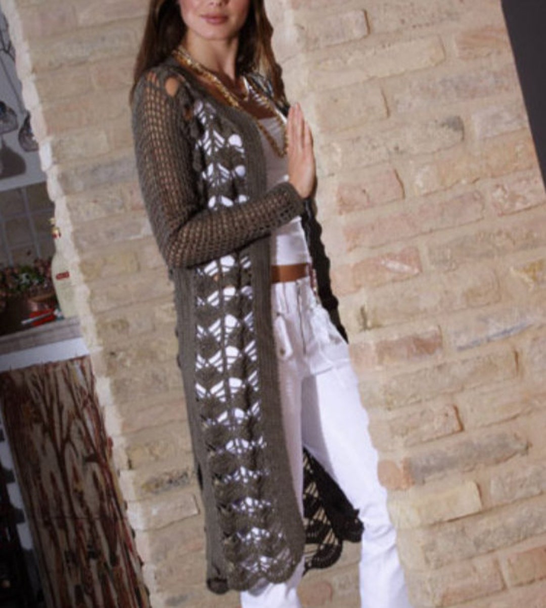 Lace Coat CROCHET PATTERN Women/instant PDF Download/crochet Long ...