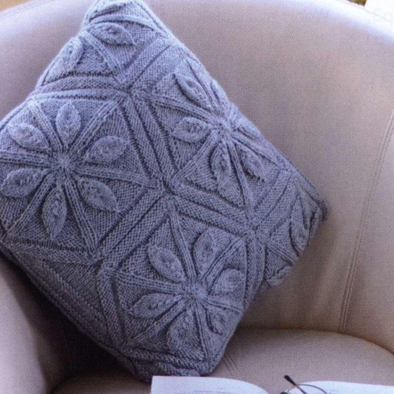 Knitted Cushion - Etsy