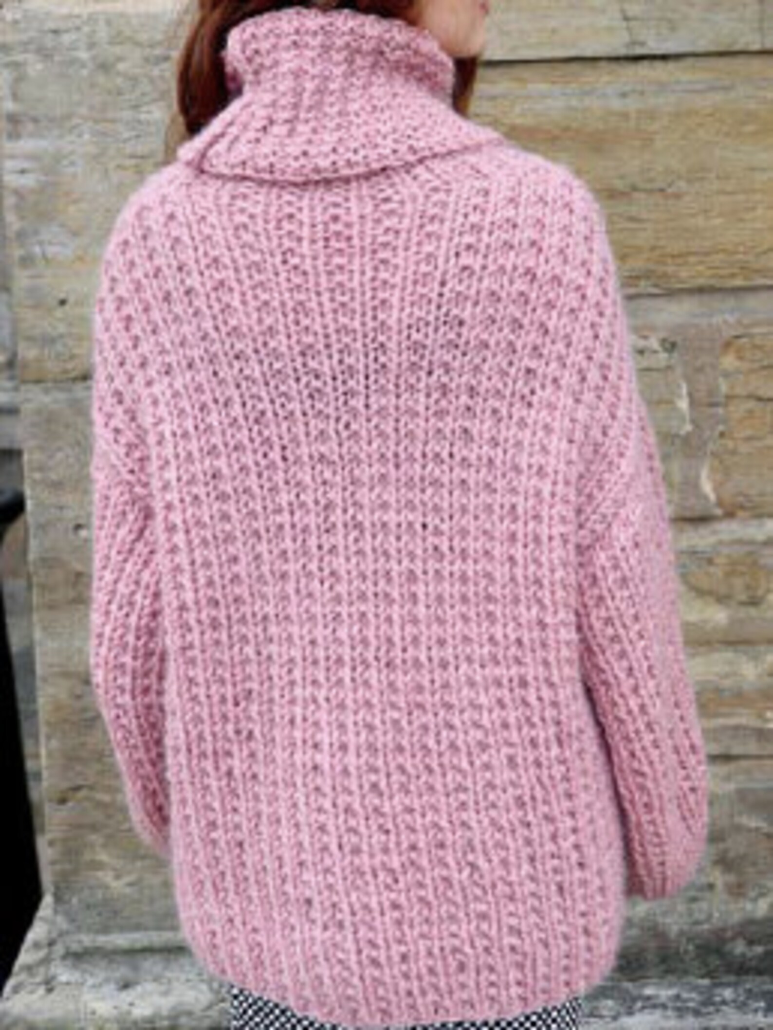 PDF KNITTING PATTERN Chunky Knit Sweater Pattern Bulky - Etsy