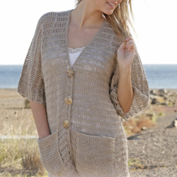 Crochet Mesh Jacket - Etsy