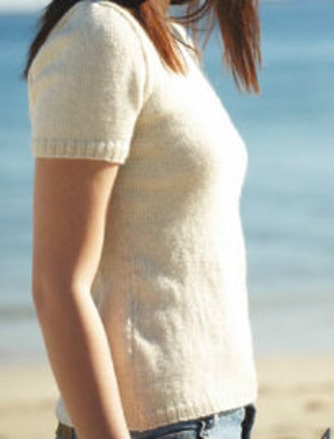 PDF KNITTING PATTERN ⨯ Easy Summer Top Tee Pattern, Sweater ⨯ Easy ...