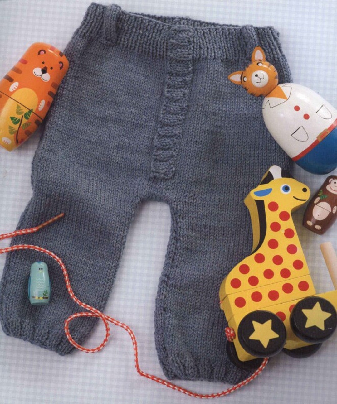 PDF KNITTING PATTERN Baby Pants Trousers Bottoms/instant Download/sport ...