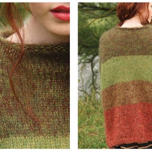 Easy Oversized Sweater KNITTING PATTERN Women/instant PDF Download ...