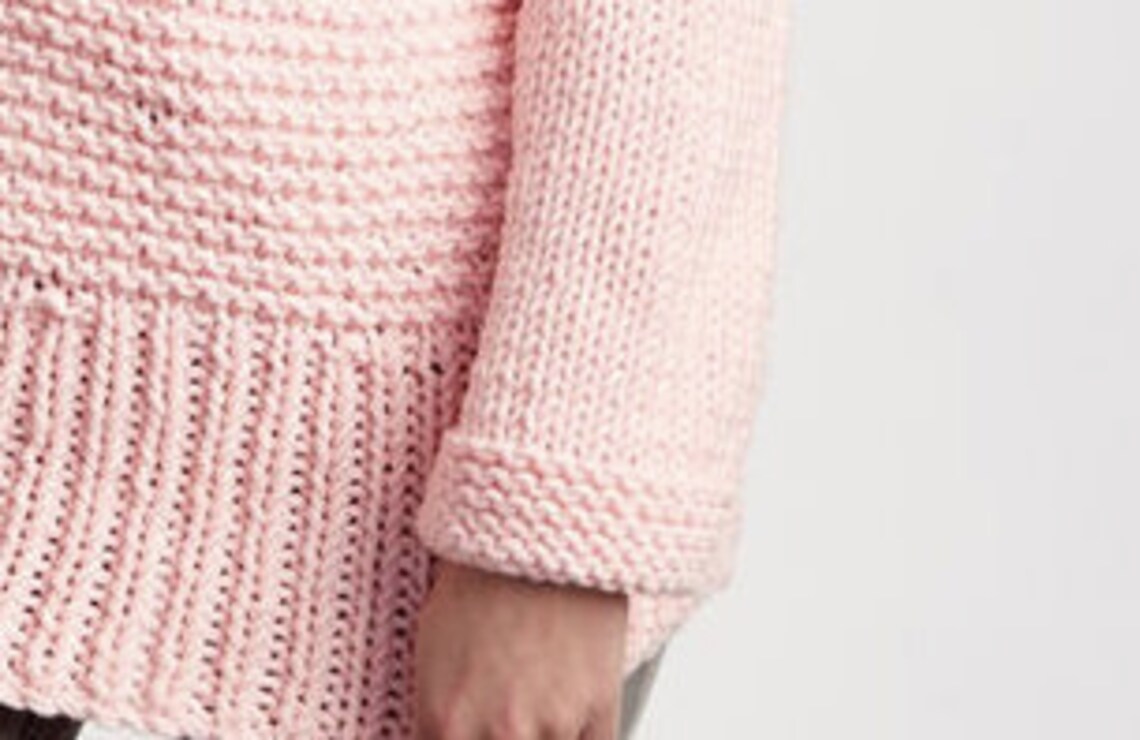 KNITTING PATTERN Chunky Knit Sweater Pattern Bulky Sweater - Etsy