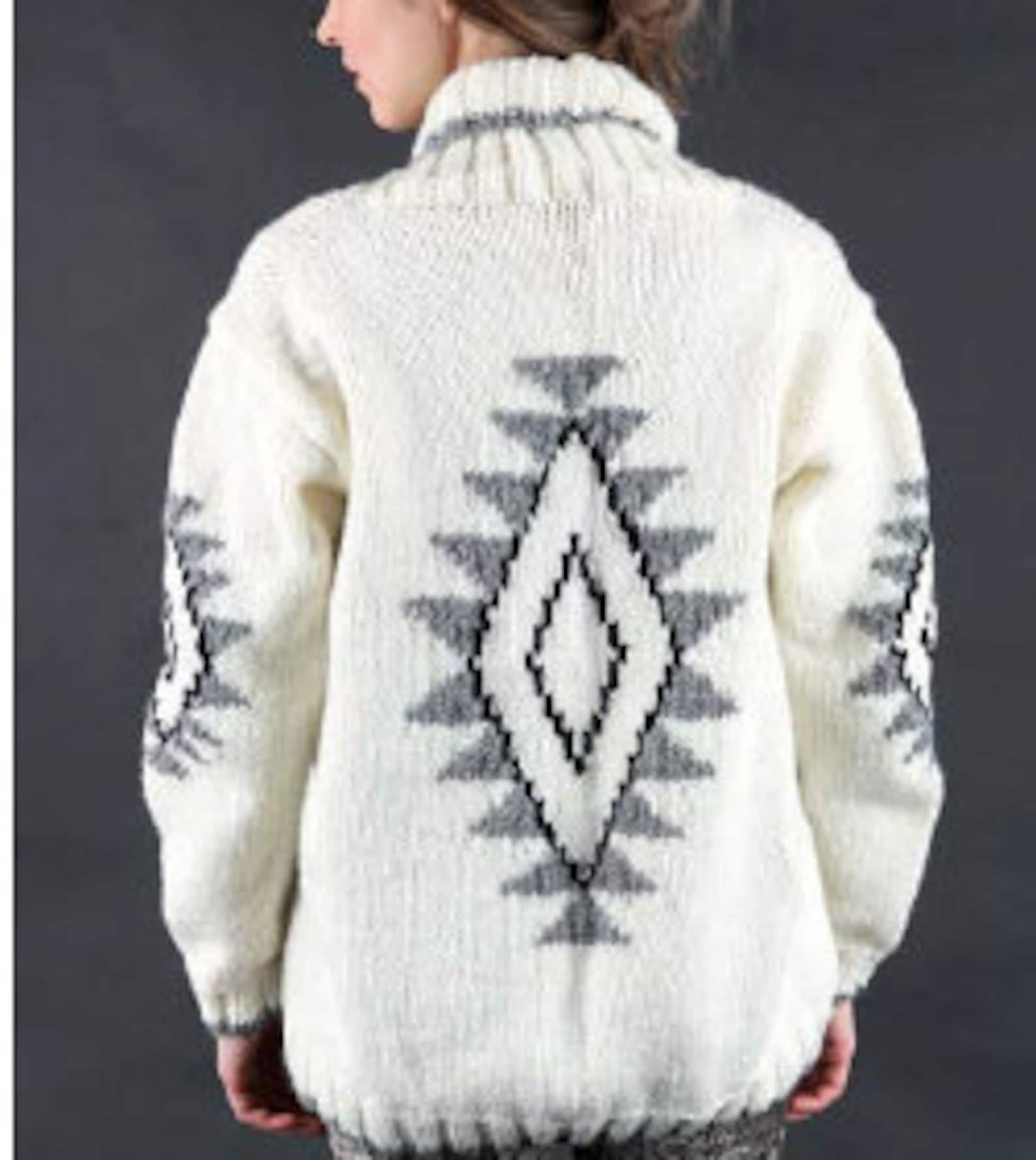 KNIT PATTERN Southwestern Navajo Coat Jacket Women/instant PDF Download ...