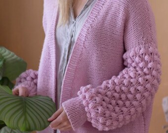 Knitting Pattern | Bits and Bobble Sweater - Etsy Canada