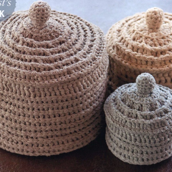 Containers Crochet - Etsy