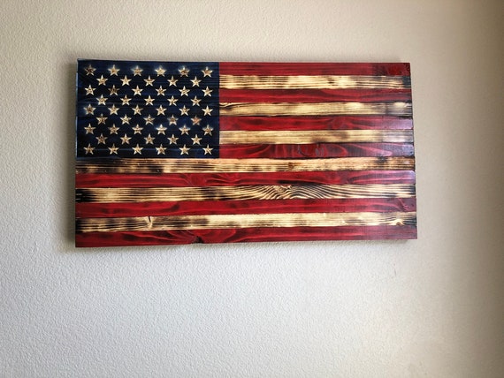 Rustic American Flag - Etsy