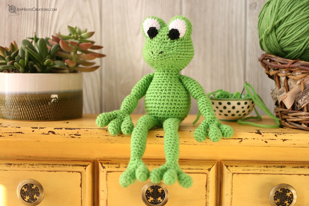 Small Animal Collection Frog | Crochet Frog PDF | Speckled Frog Pattern ...