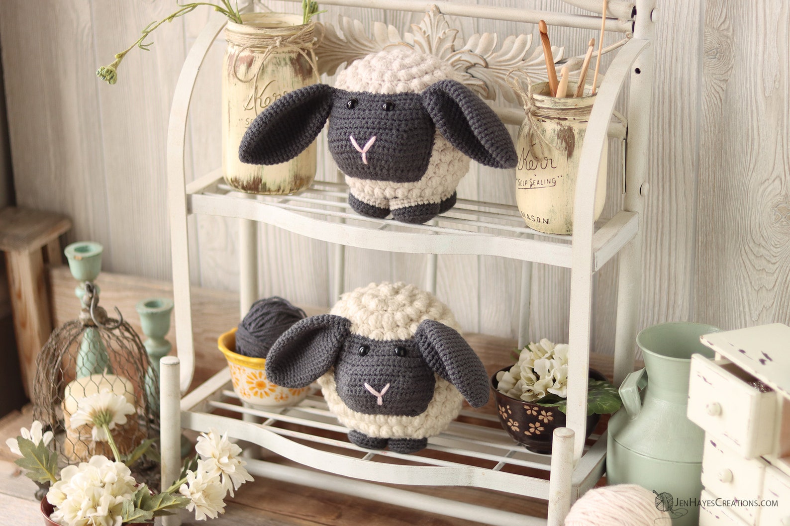 Crochet Bobble Sheep Pattern Crochet Sheep PDF Crochet - Etsy