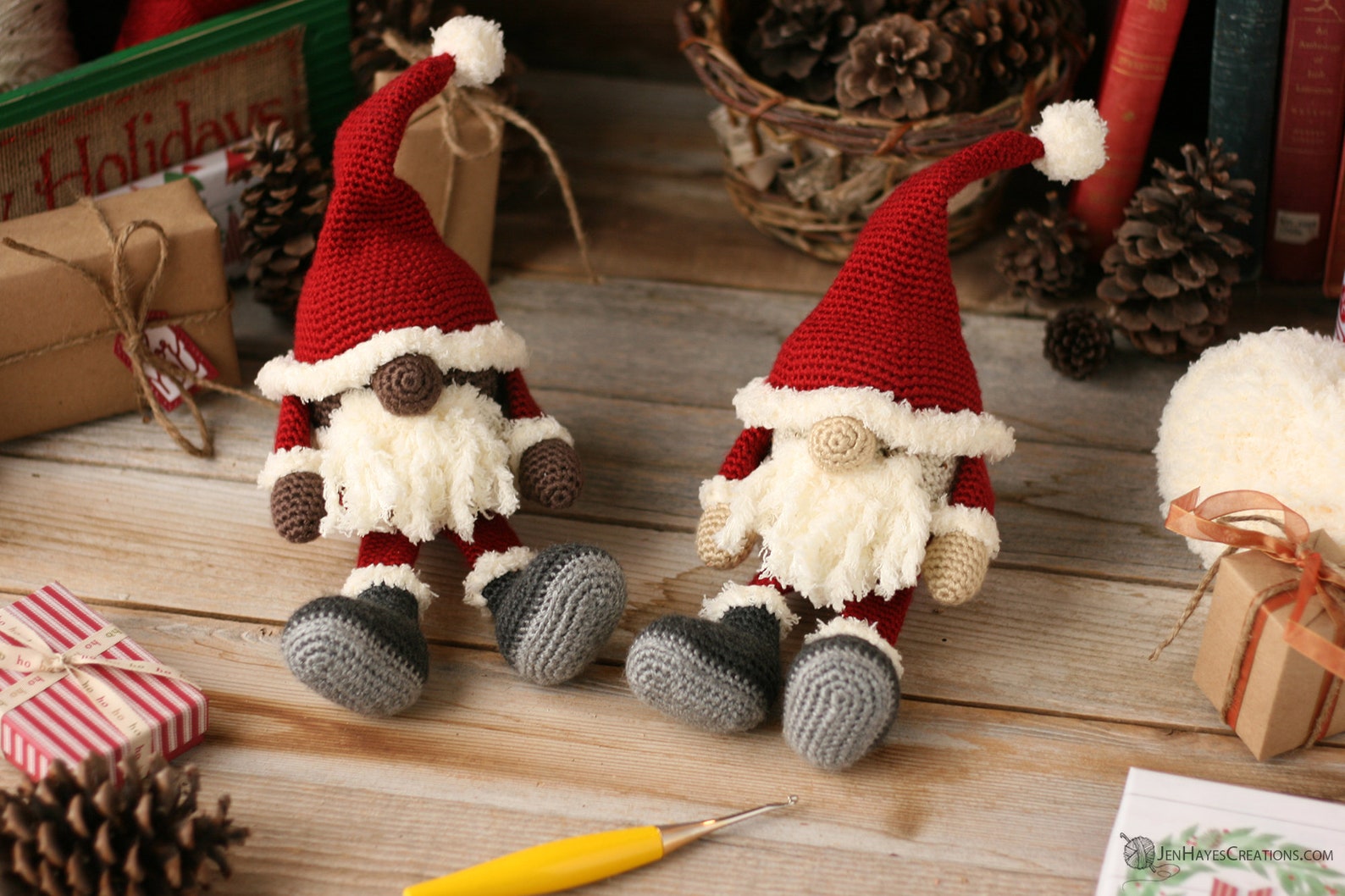 Crochet Santa Gnome Pattern Crochet Santa Gnome PDF Santa | Etsy Canada