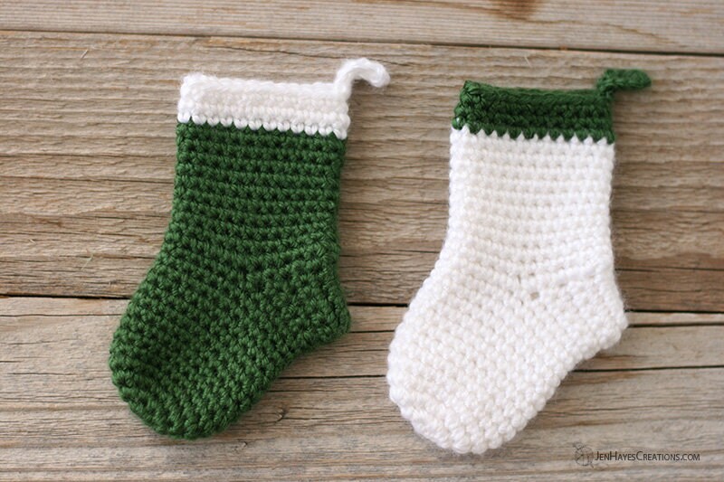 Mini Crochet Stocking Pattern: Six Variations (PDF) - Etsy
