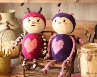Crochet Love Bug - Etsy