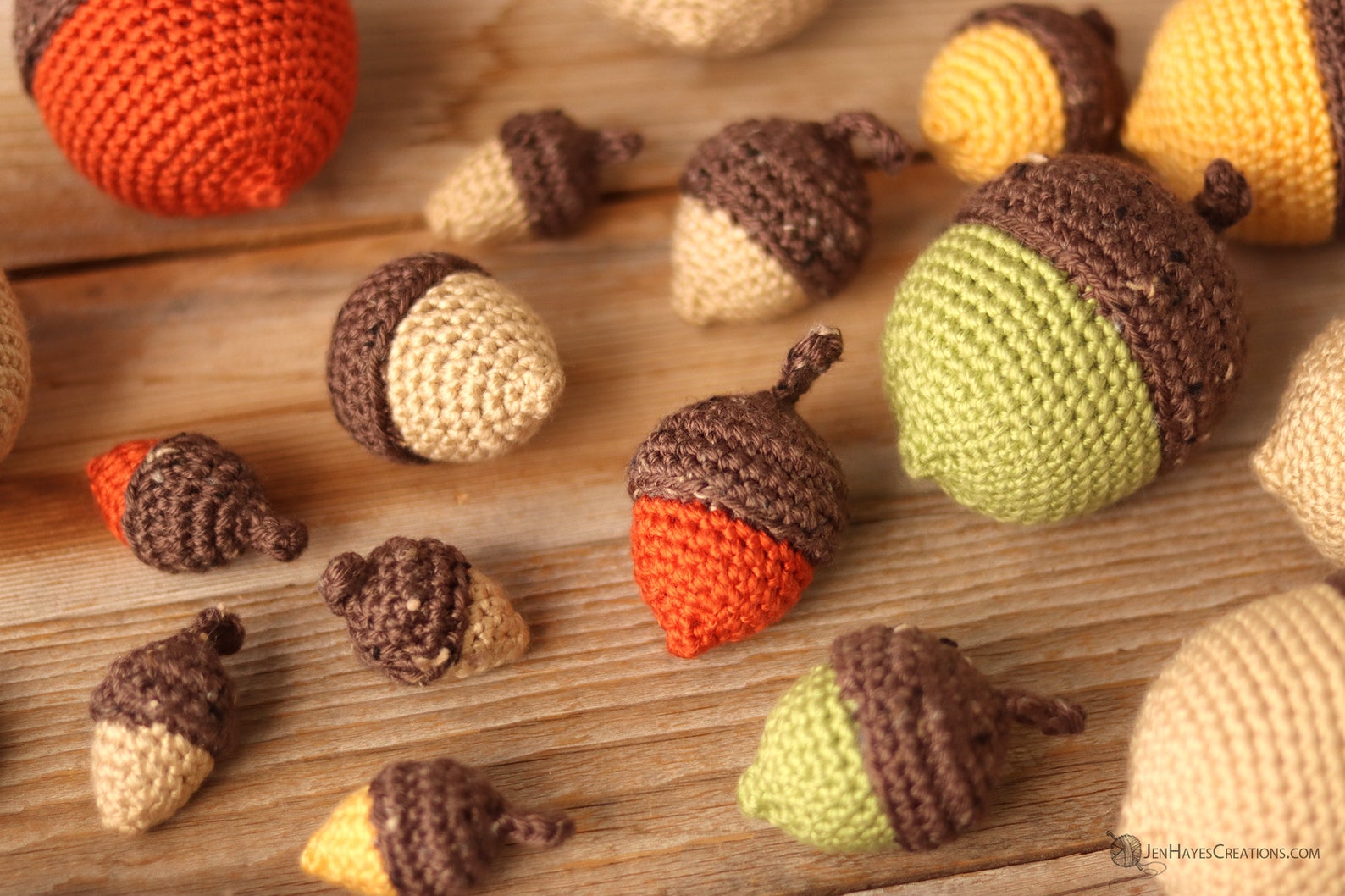 Crochet Acorn Pattern: Amigurumi Plush Decoration (PDF Pattern) - Etsy