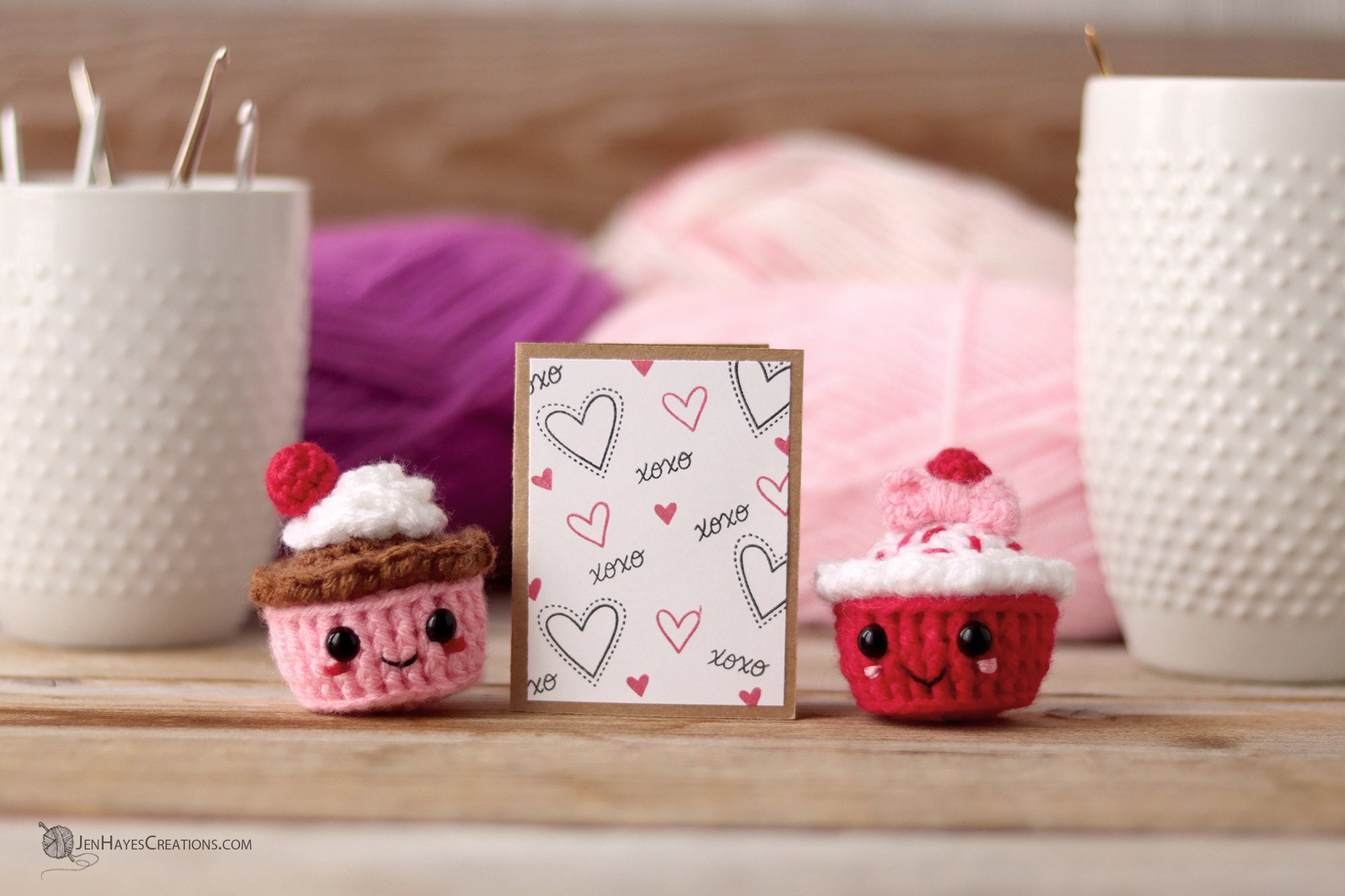Crochet Cupcake Keychain Pattern: Mini Amigurumi (PDF Pattern) - Etsy