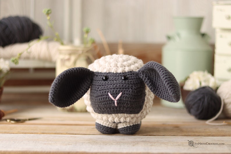 Crochet Bobble Sheep Pattern Crochet Sheep PDF Crochet - Etsy