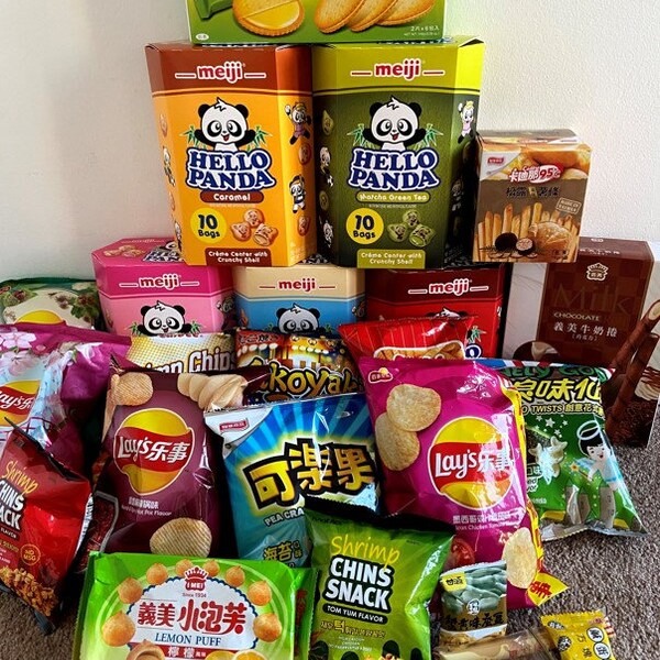 Asian Snack Box Gift - Etsy