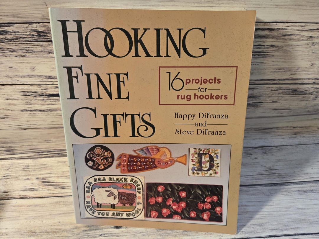 Hooking Fine Gifts, Happy Difranza and Steve Difranza, Vintage Book - Etsy