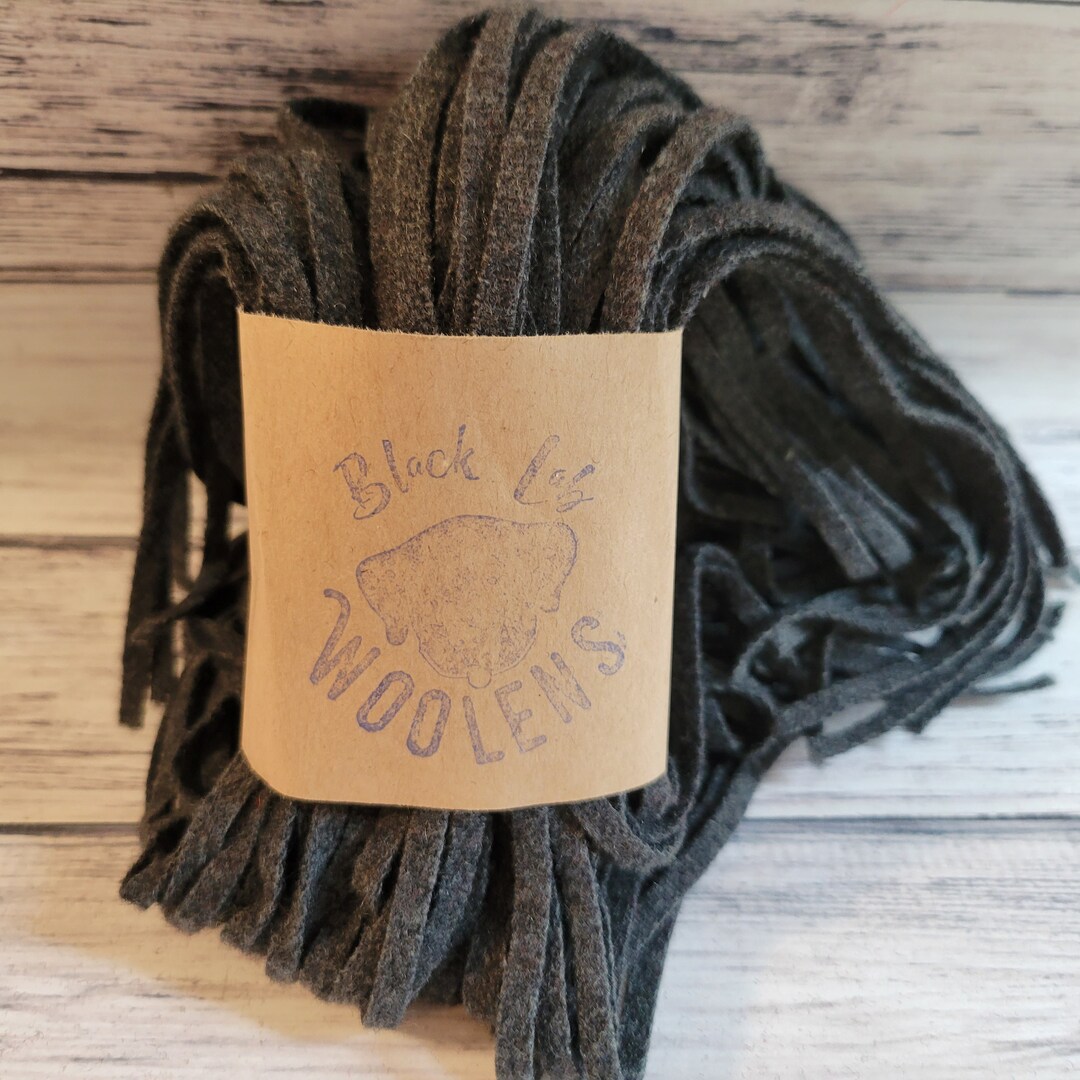 Deep Heather Green Wool Strips for Rug Hooking: Mill-dyed Dorr Mill ...