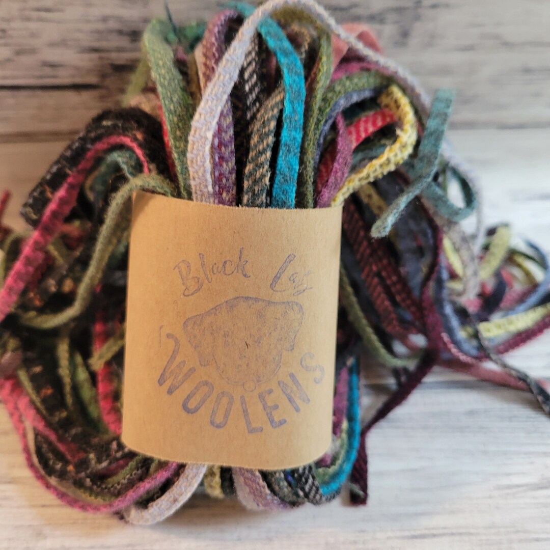 Texture Bundle Wool Rug Hooking Strips, Hand Dyed and Mill Dyed Texture ...
