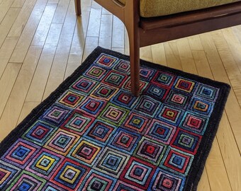 Hit and Miss Rug - Etsy