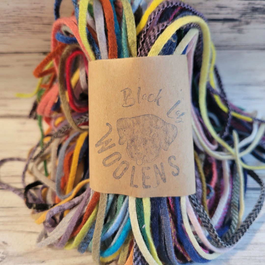 Grab Bag of Wool Strips for Rug Hooking, Assorted Colors for Rug ...