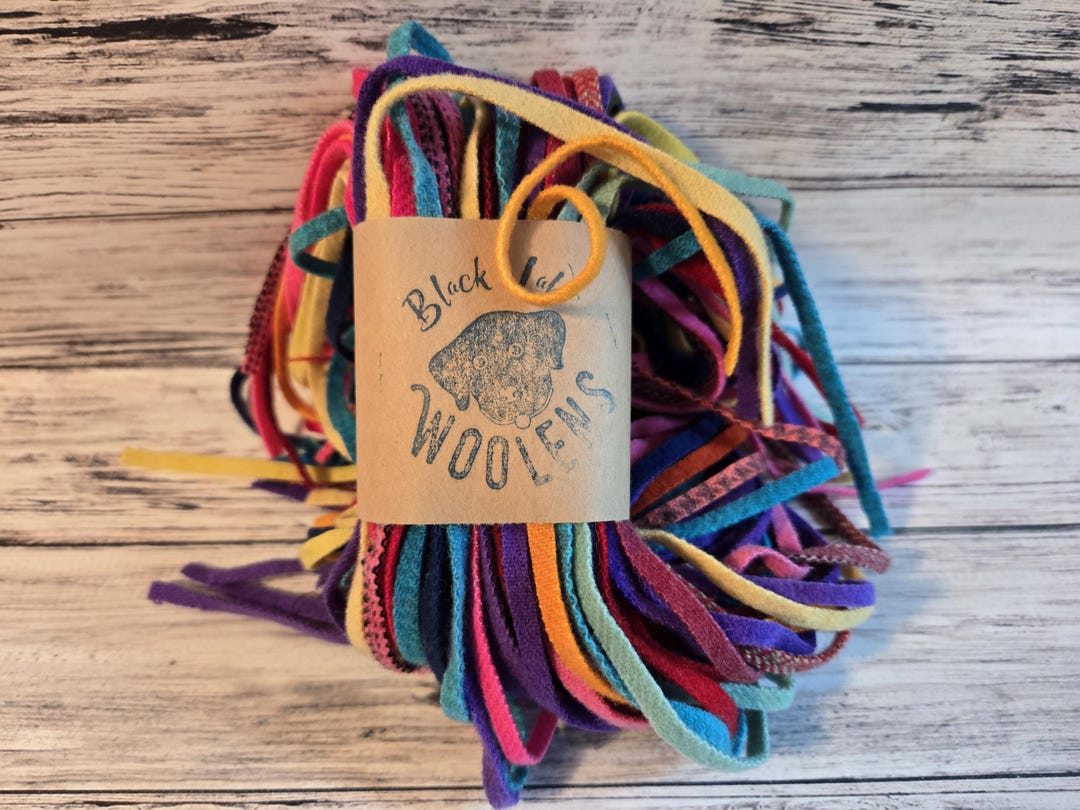 Bright Wool Strips for Rug Hooking: Hand-dyed and Mill Dyed Dorr Mill ...