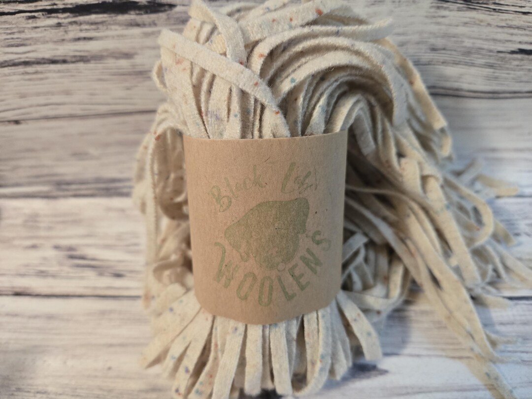 Oatmeal Heather 4 With Teal, Rust and Medium Blue 100 Washed Wool ...