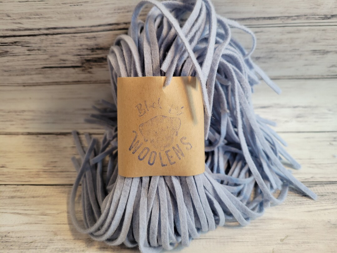 Baby Blue 100 #4, #6 or #8 Mill Dyed Dorr Mill Wool Strips for Rug ...