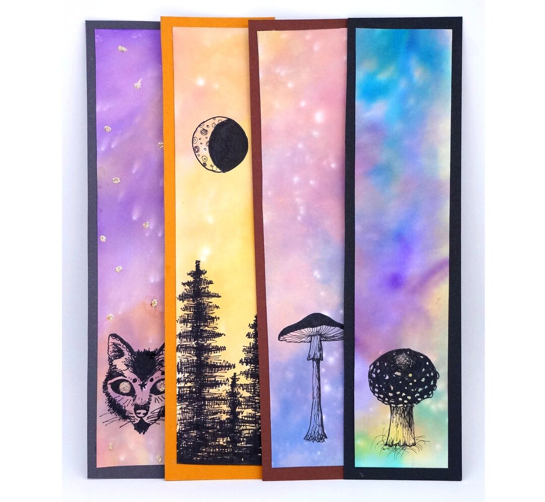 Bookmarks With Drawings - Etsy