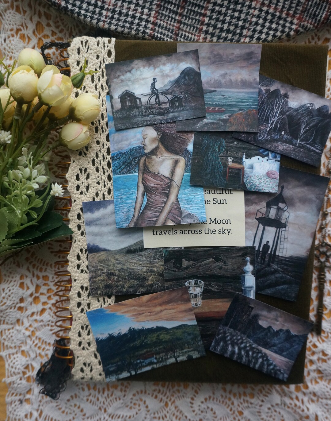 Fine Art Stickers Set, Vintage Stickers, Aesthetic Stickers, Decorative ...