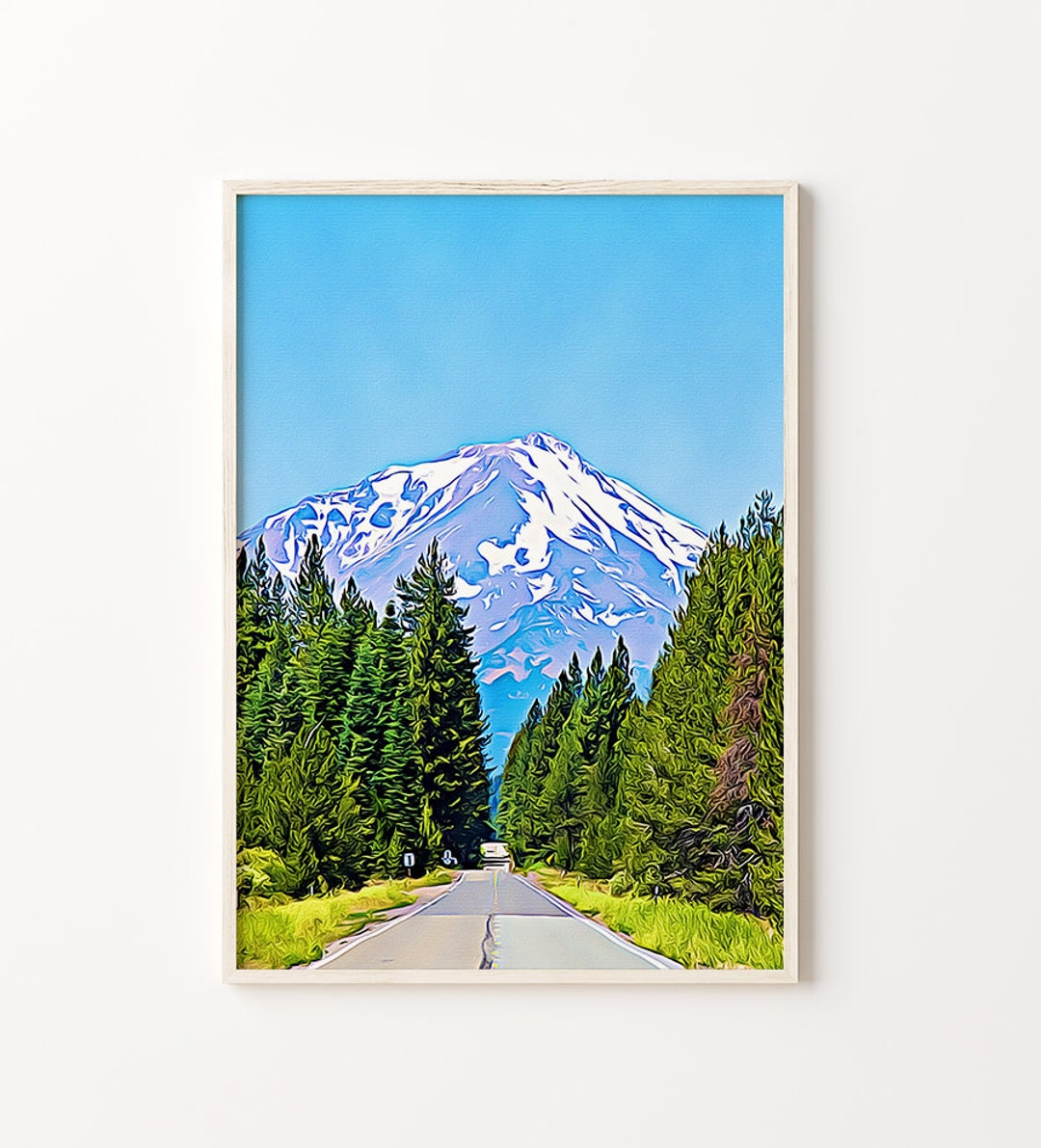 Northern California Art Northern California Print Northern - Etsy