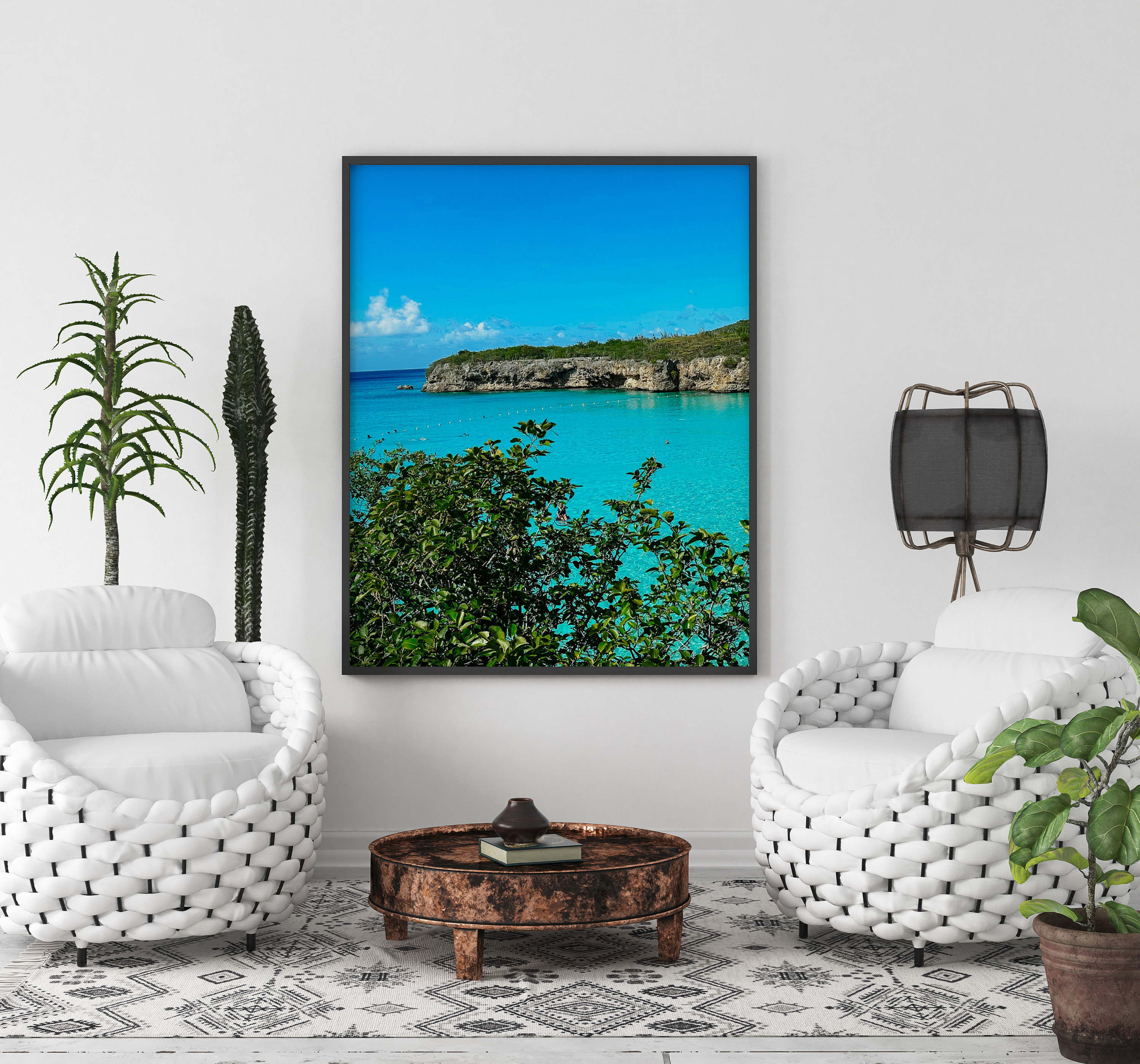 Curacao Wall Art Print, Curacao Wall Art Decor, Curacao Photo, Curacao ...