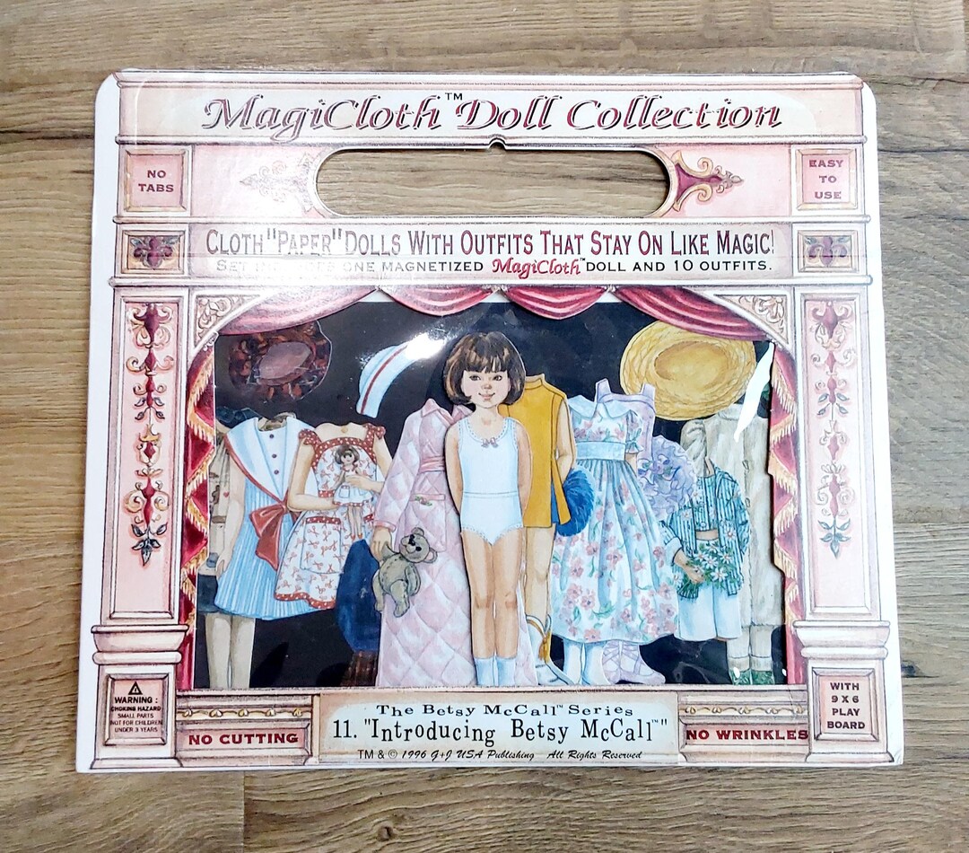 Vintage Magicloth Doll Collection Featuring No.11 Introducing Betsy ...