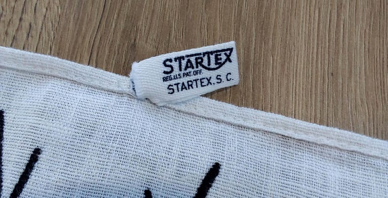Vintage Startex Mills Kitchen Towel - Etsy