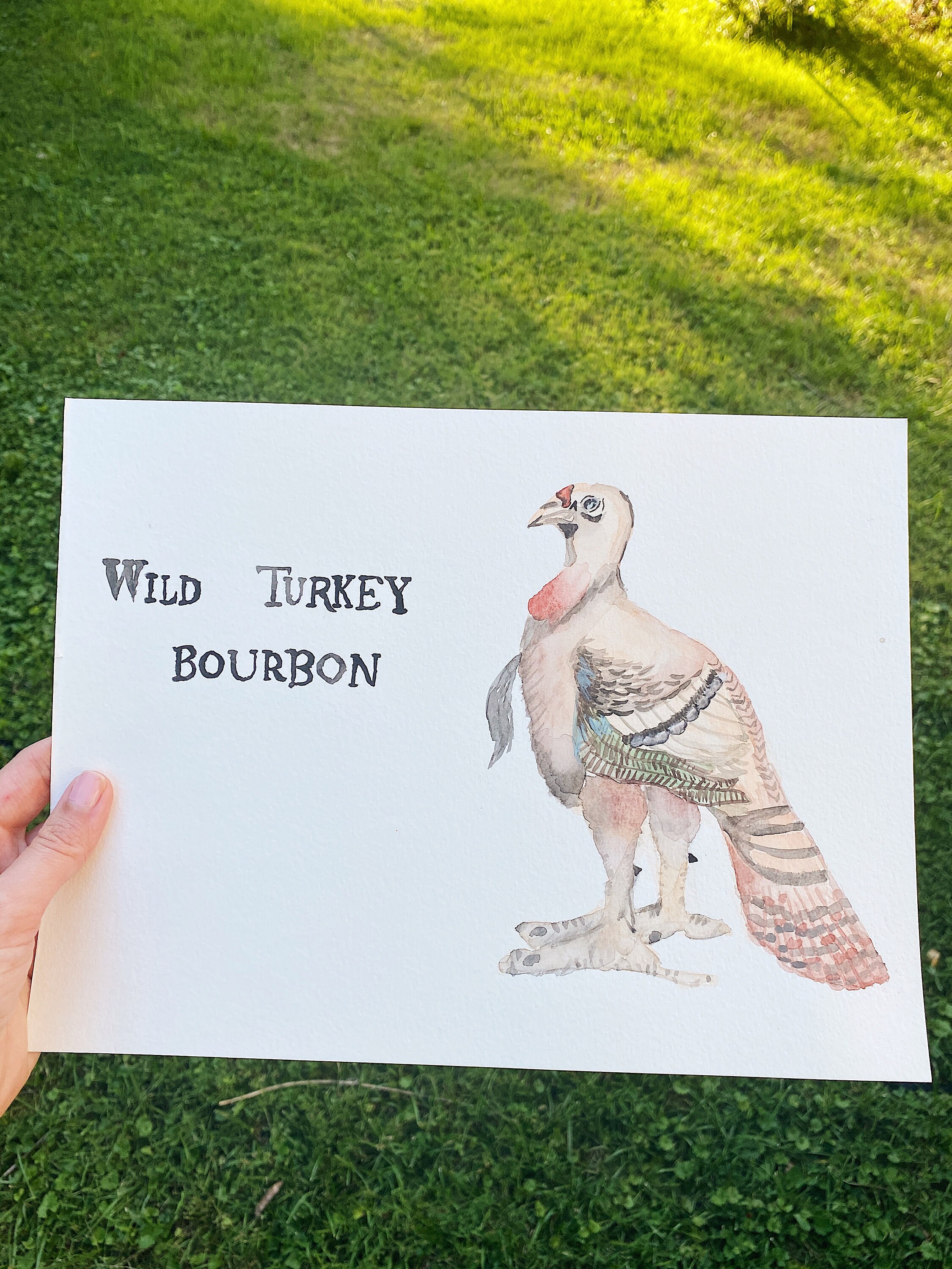 Wild Turkey Portrait - Etsy