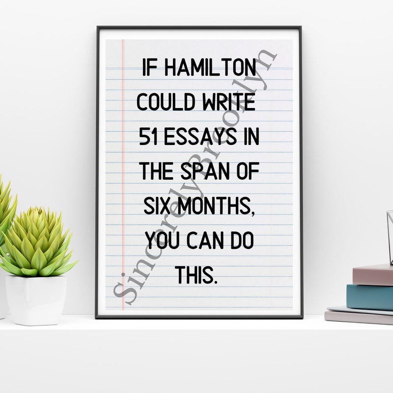 Hamilton Poster - Etsy