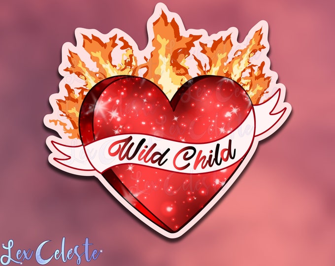 Wild Child Stickers, Stickers Laptop, Stickers for Hydroflask, Wall ...