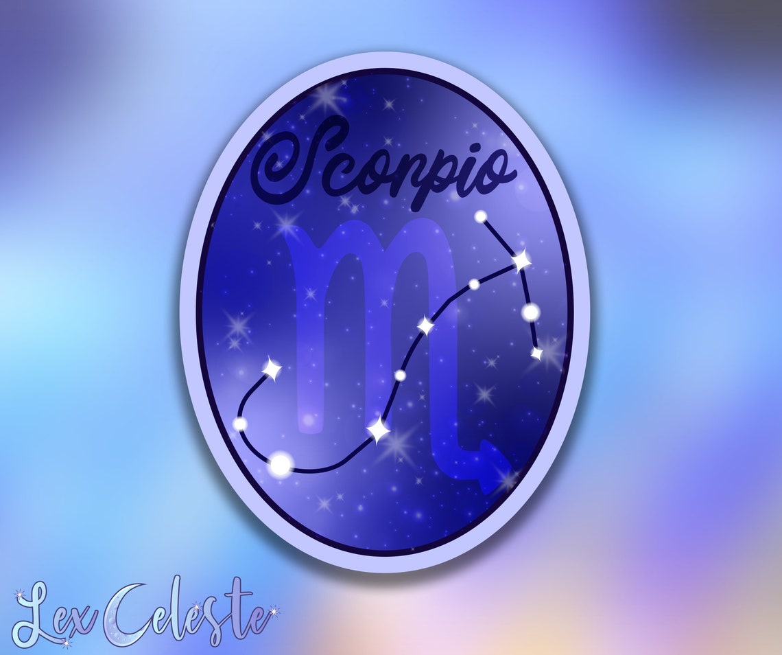 Cute Scorpio Stickers Scorpio Gifts Cute Laptop Stickers - Etsy