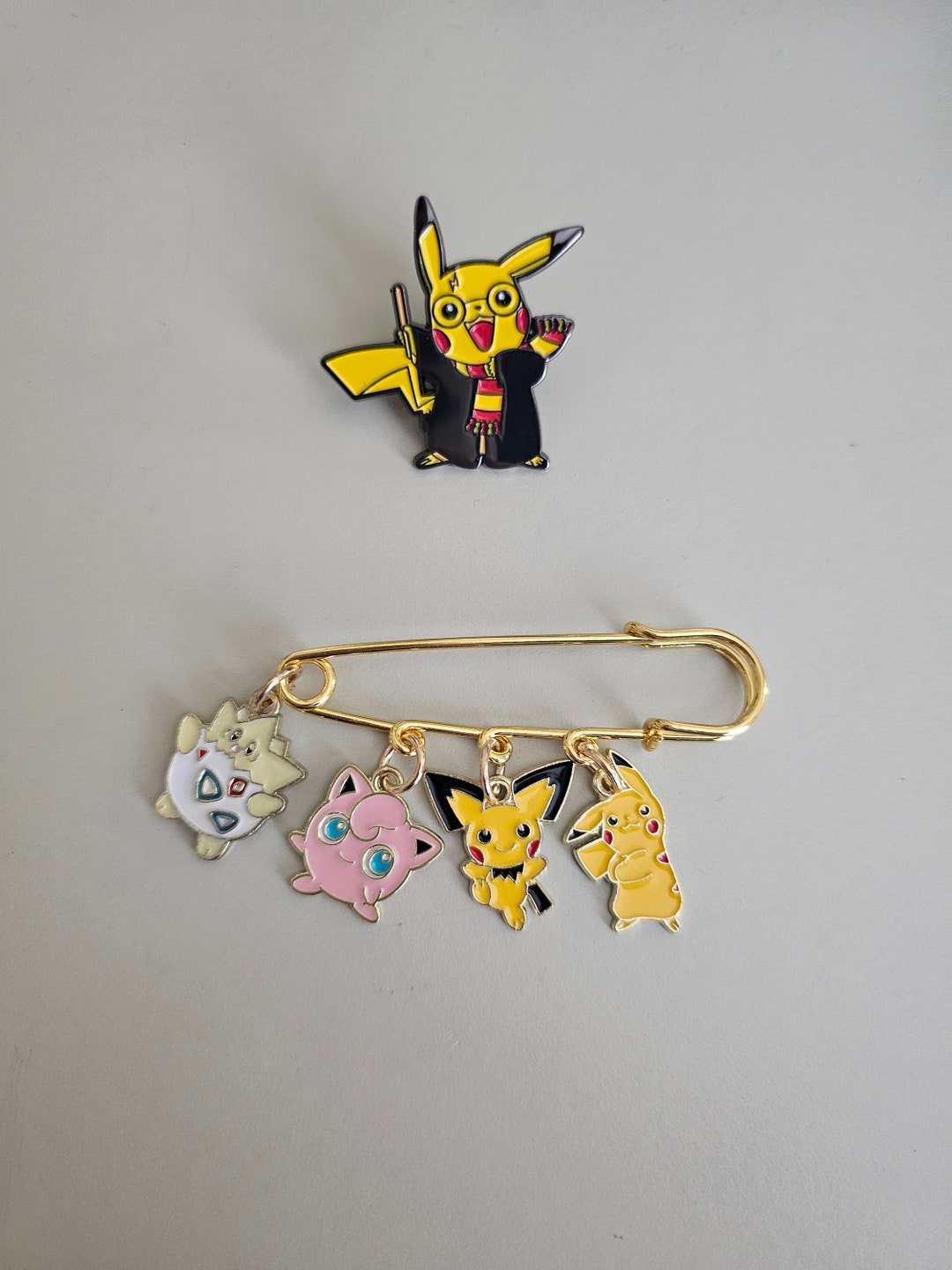 Pokemon Pikachu, Pichu, Togepi, Jigglypuff Pin, Pikachu Harry Potter ...