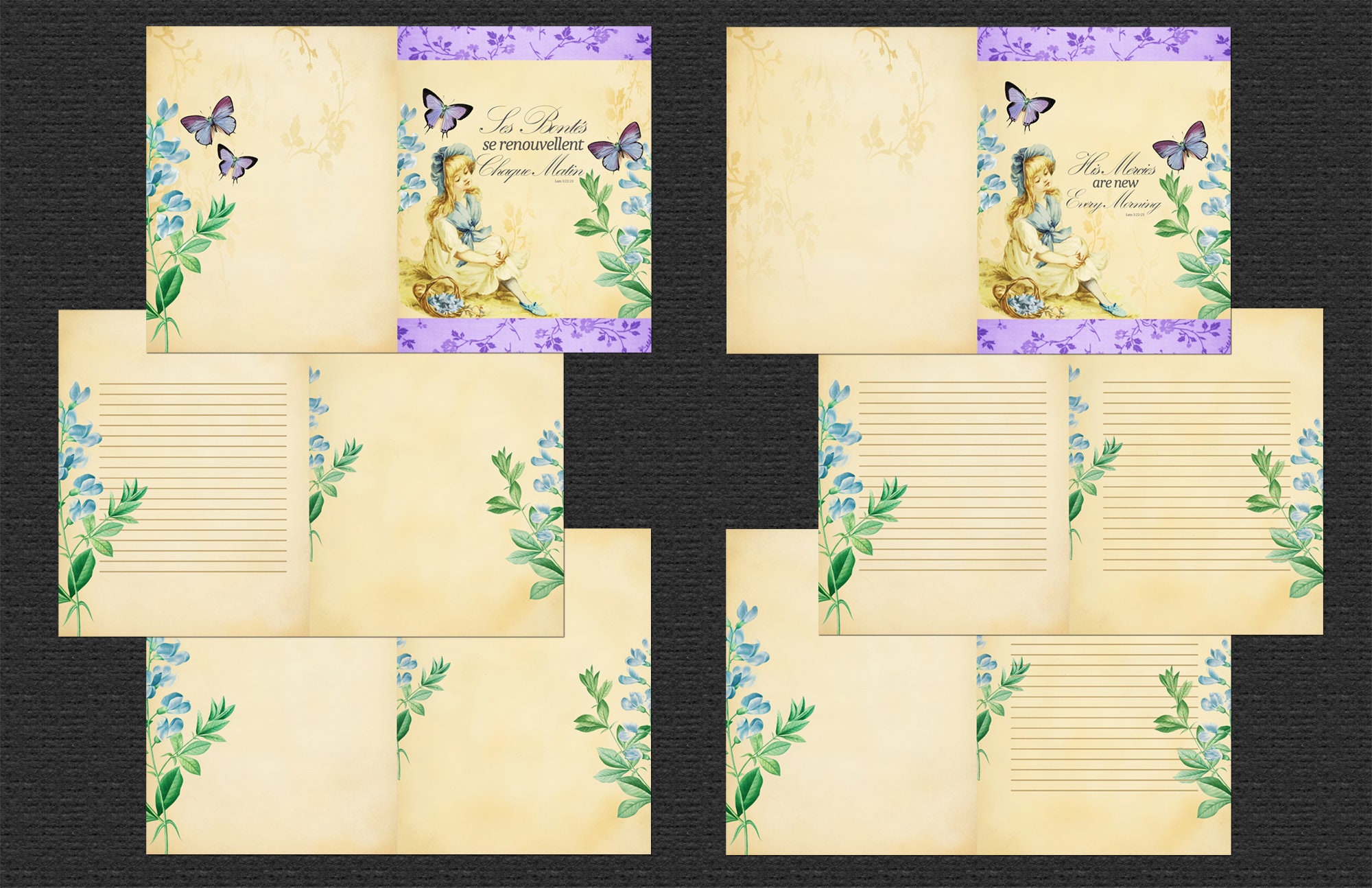 New Each Morning: Bible Journaling Pintables, Prayer and Faith Journal ...