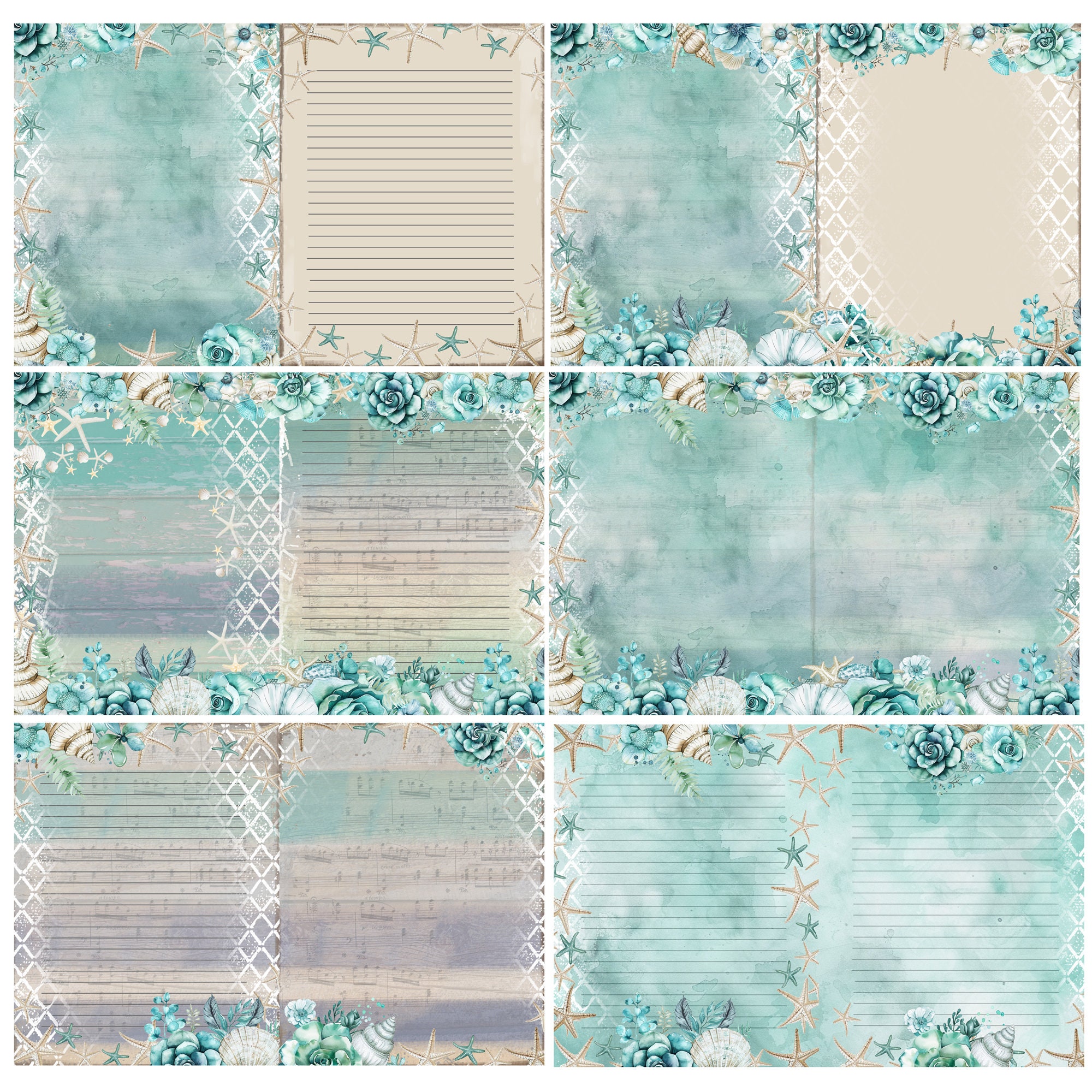 A Walk on the Beach : Ocean, Sea, Seahorse, Starfish, Shells, Memorydex ...