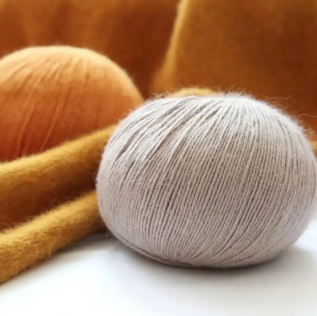 Pack of 6 X 50 Gr. Cashmere Wool Yarn Sourced Directly From the ...