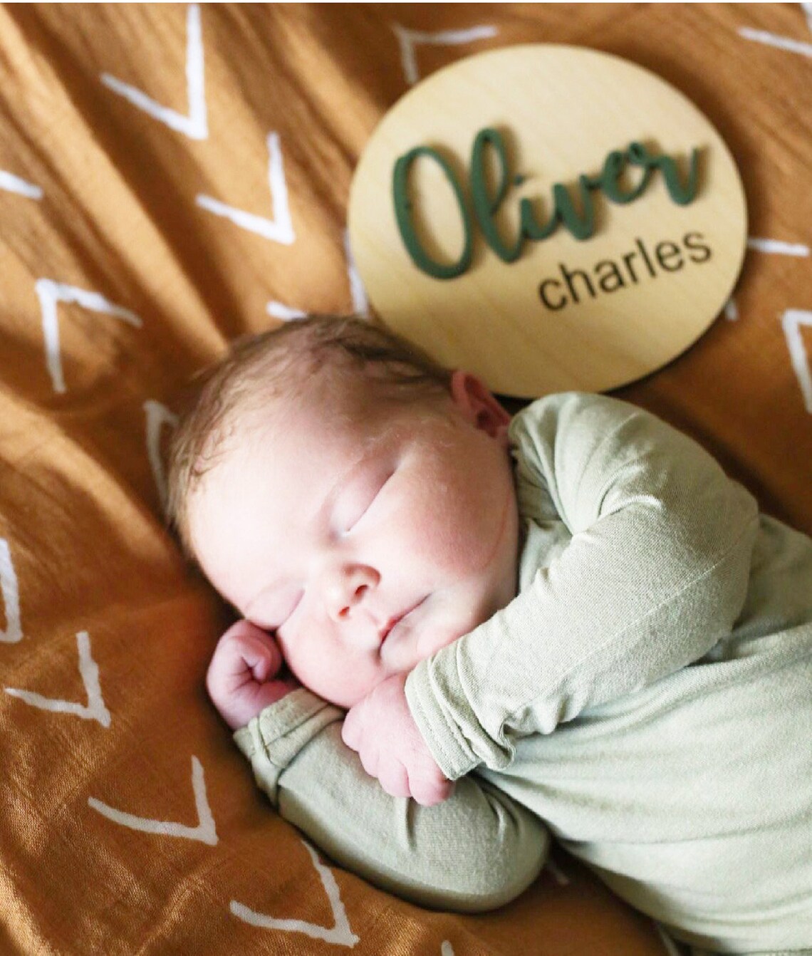 Newborn Name Announcement - Etsy