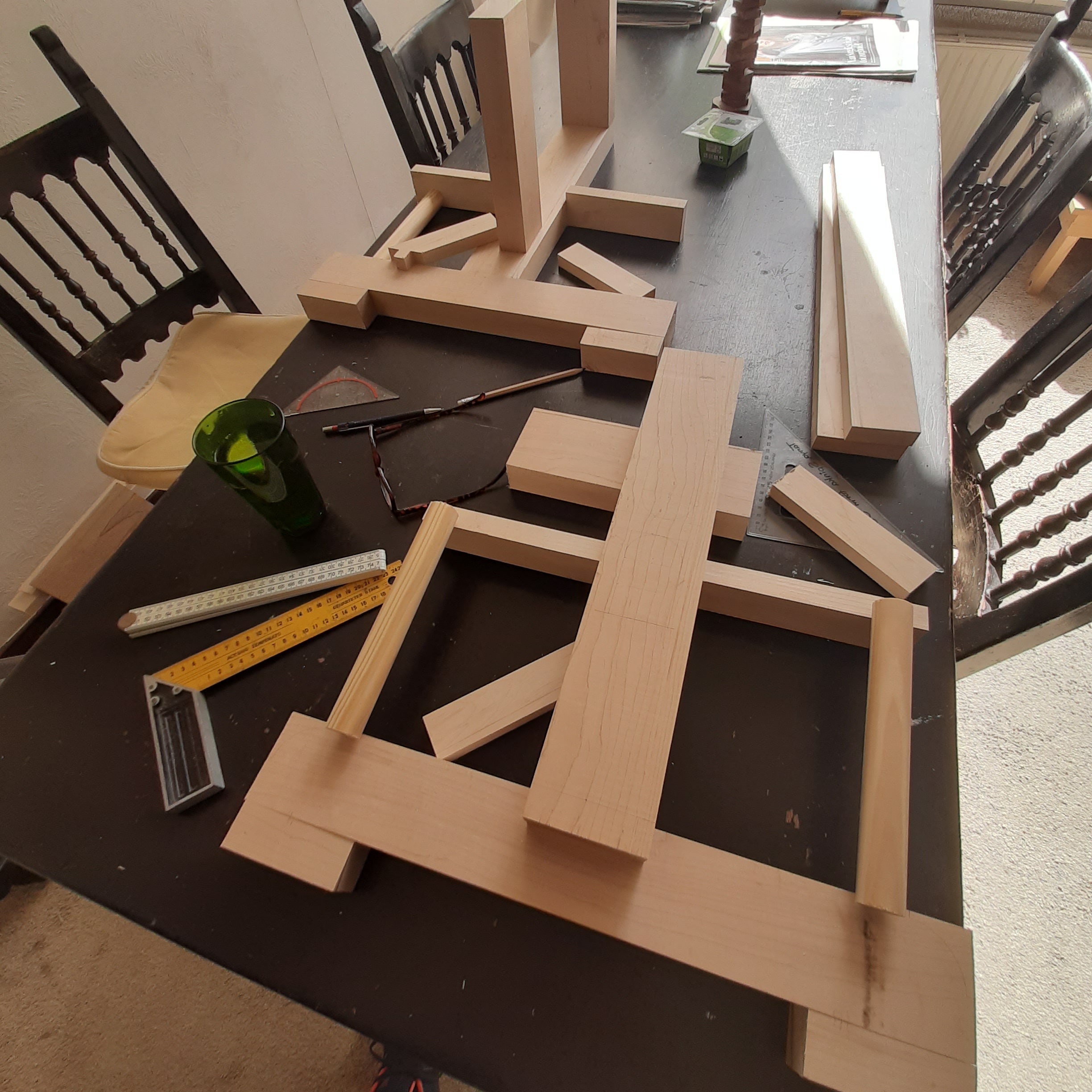 Blueprint for DIY Rembrandt Wooden Press Tabletop Replica - Etsy