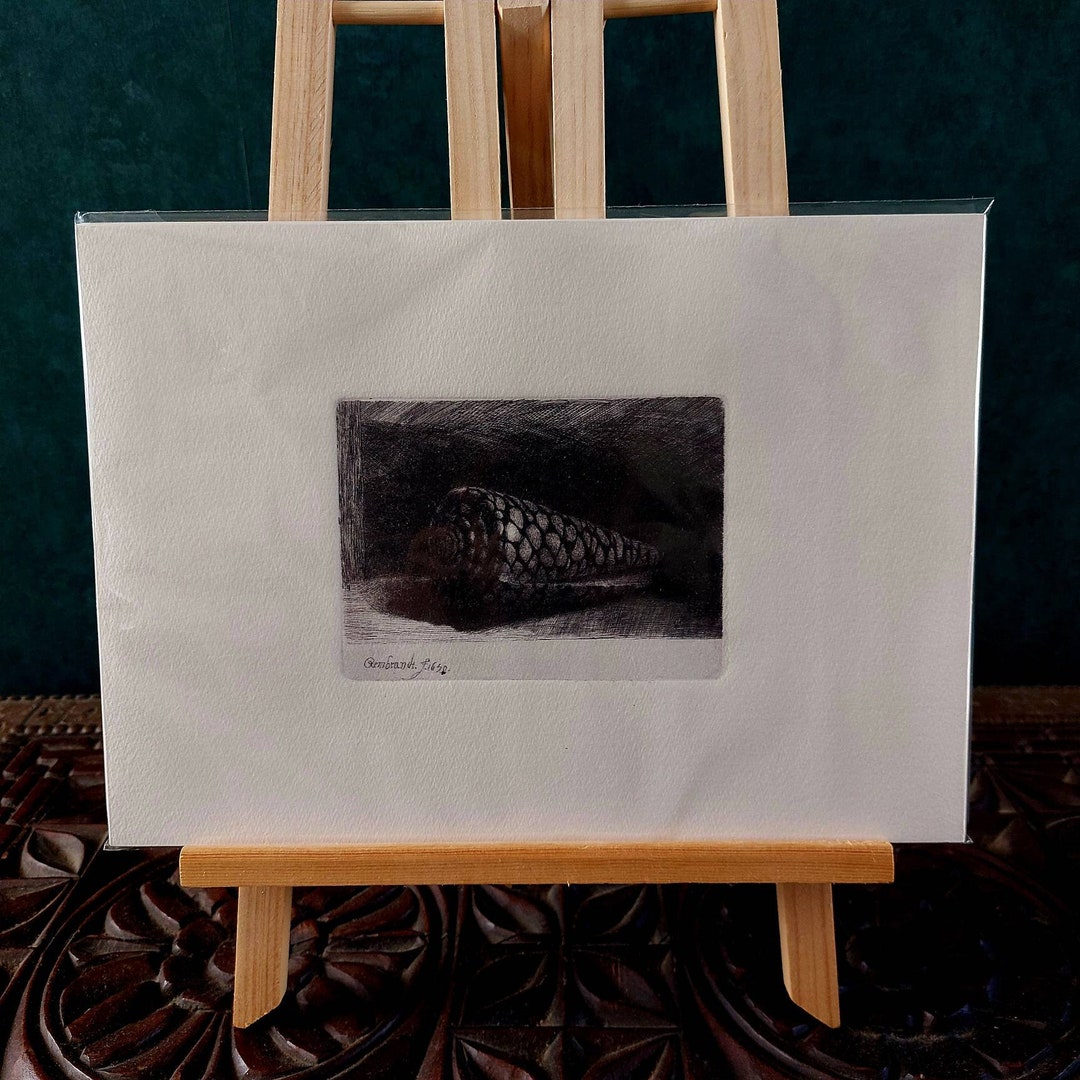 Rembrandt Etchings Reproductions Shell - Etsy