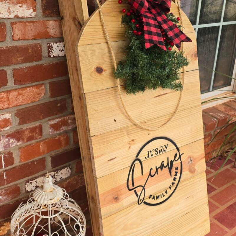 Decorative Sled - Etsy