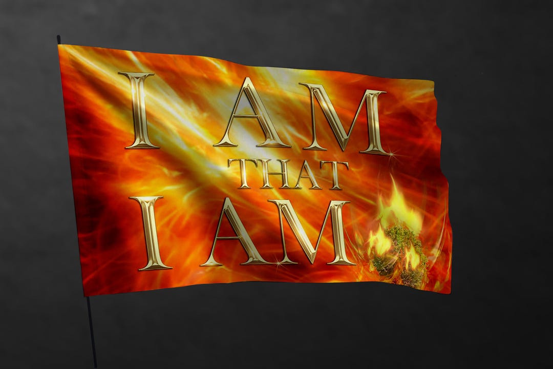 Worship Flag I AM Size 28 X 44 Silk Habotai Digitally Printed - Etsy