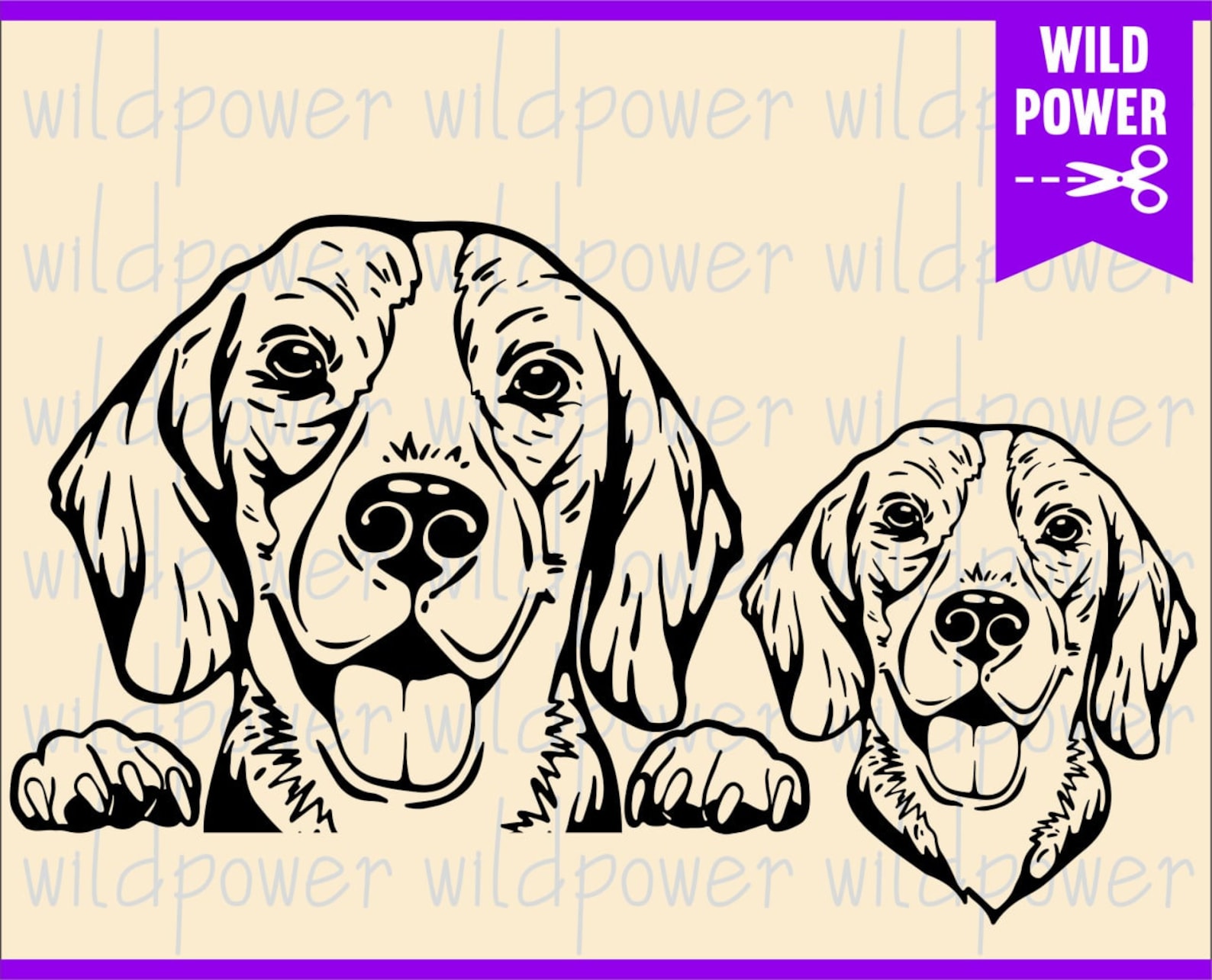 Beagle Svgbeagle Svg Files for Cricutbeagle Face Svgbeagle | Etsy
